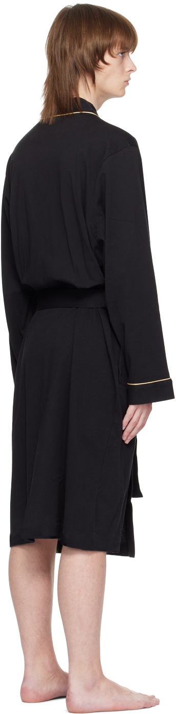 BOSS Black Piping Robe BOSS