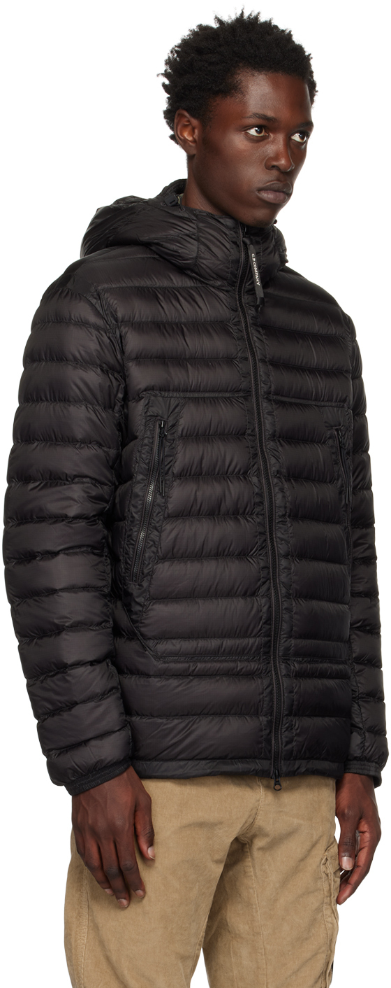C.P. Company Black D.D. Shell Goggle Down Jacket C.P. Company
