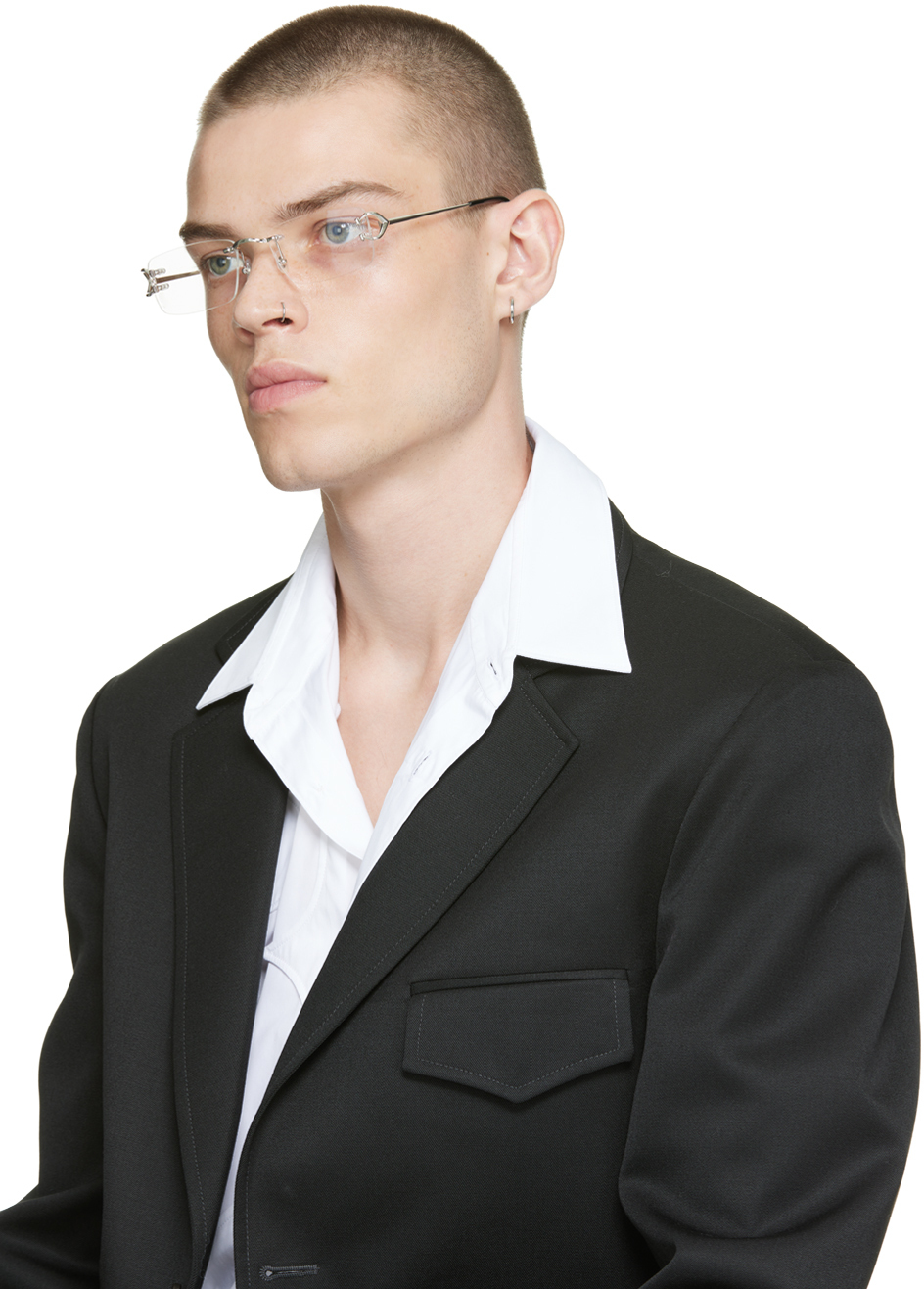 Cartier Silver Rimless Glasses Cartier