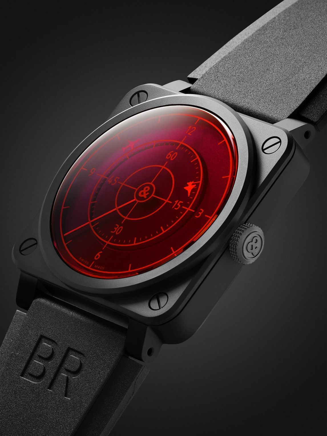Bell & Ross - BR 03-92 Red Radar Limited Edition Automatic 42mm Ceramic ...