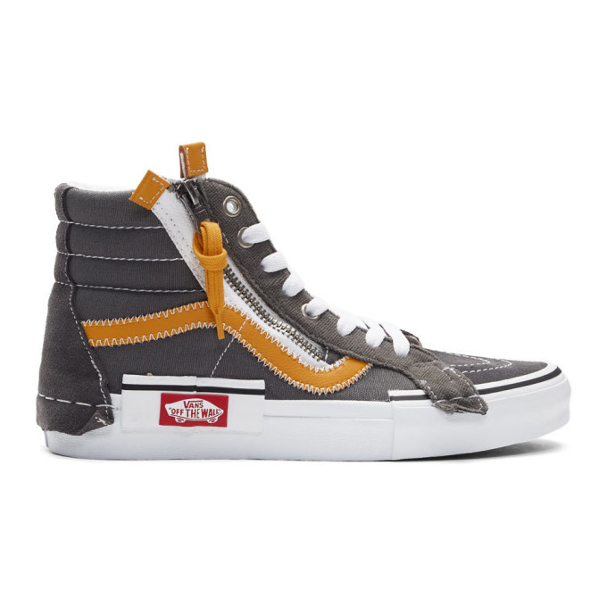 Vans Grey Sk8-Hi Reissue Cap Sneakers Vans