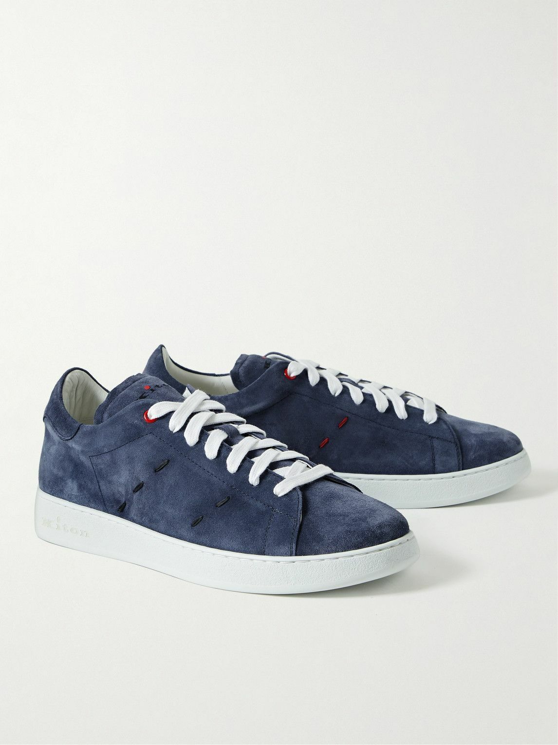 Kiton - Suede Sneakers - Blue Kiton