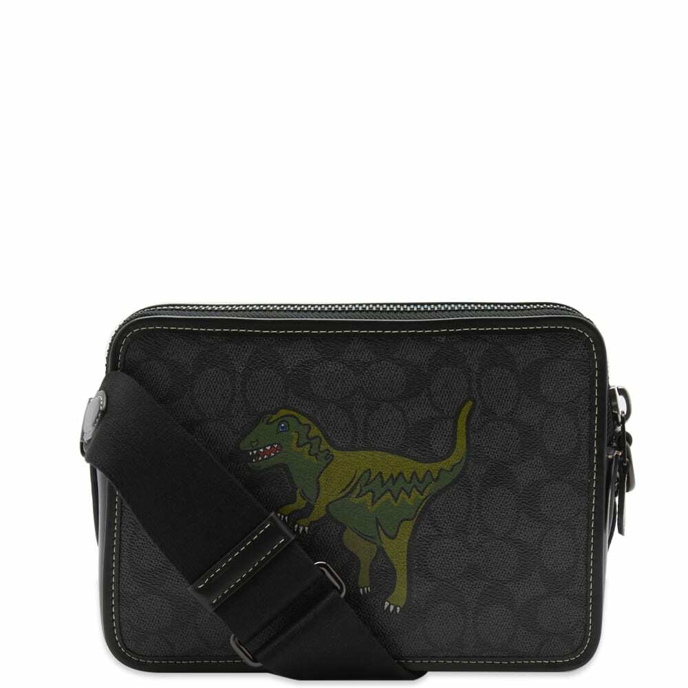 Coach Men's Rexy Charter Cross Body Bag in Charcoal Coach