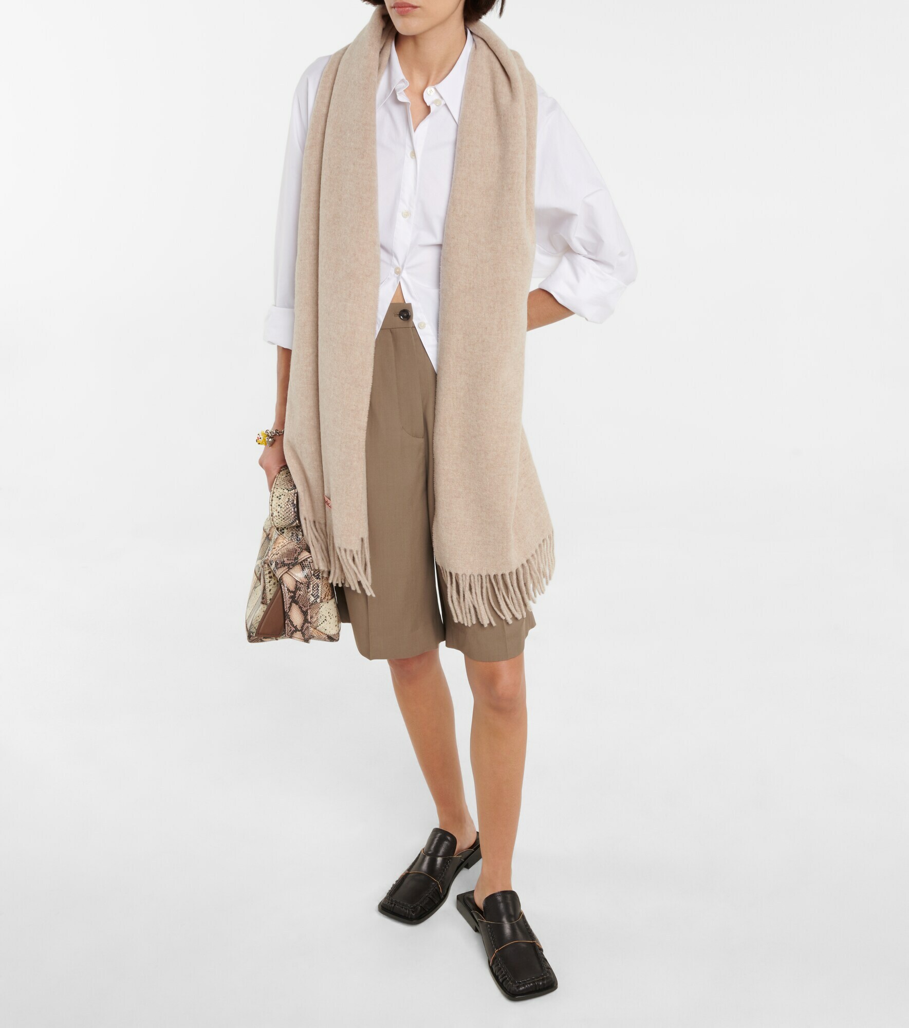 Acne Studios - Canada fringed wool scarf Acne Studios