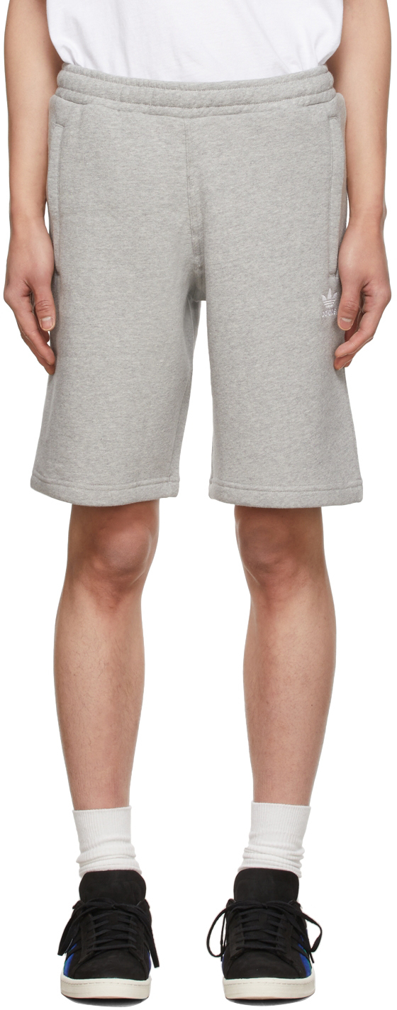 adidas Originals Grey Adicolor Essentials Trefoil Shorts adidas Originals
