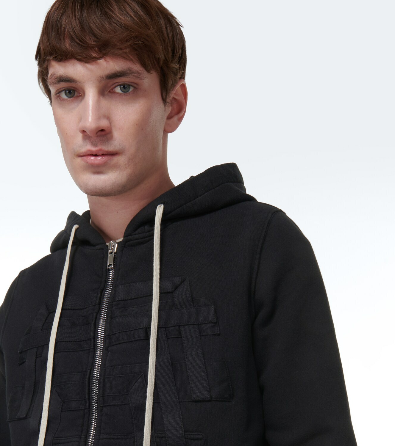 DRKSHDW by Rick Owens - Jason embellished cotton hoodie Rick Owens Drkshdw