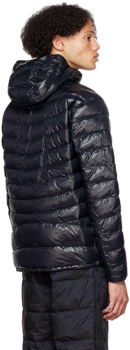 Goldwin Black Hooded Down Jacket Goldwin