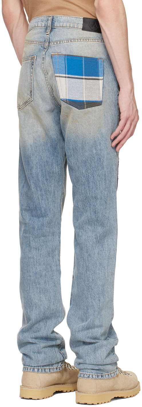 Alchemist Blue Patchwork Jeans Alchemist