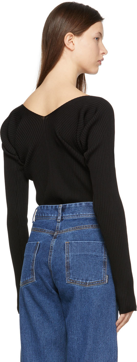 LOW CLASSIC Black Rayon Sweater Low Classic