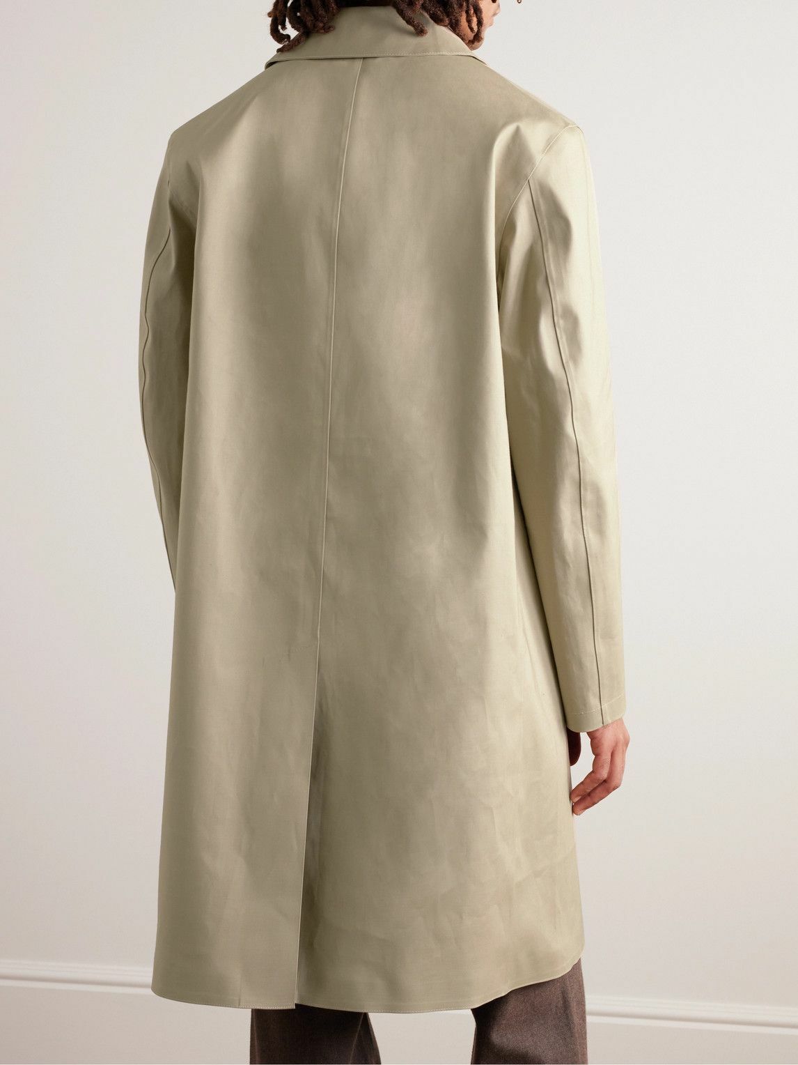 Mackintosh - Oxford Bonded Cotton Trench Coat - Neutrals Mackintosh