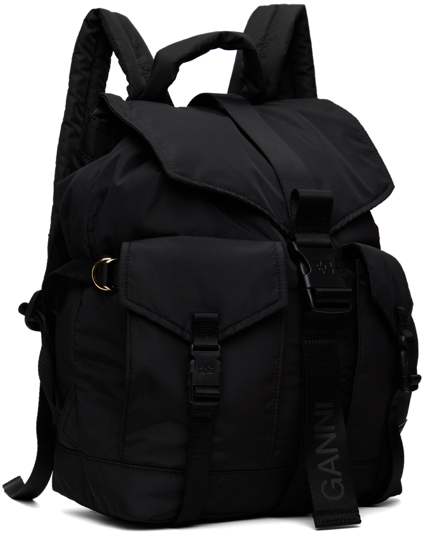 GANNI Black Tech Backpack GANNI