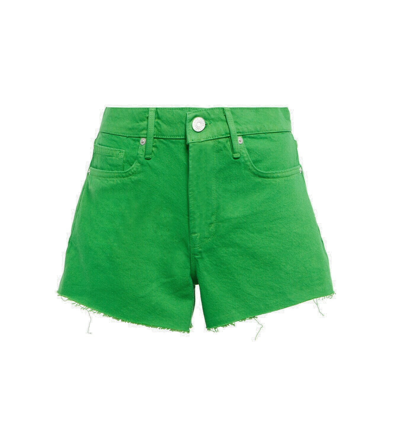 Frame Le Brigette High Rise Denim Shorts Frame Denim