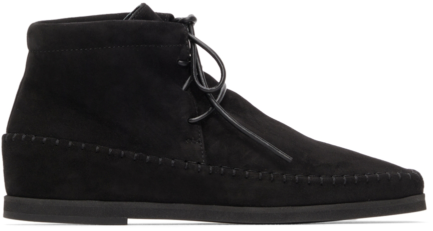 Totême Suede High Top Moccasins Toteme