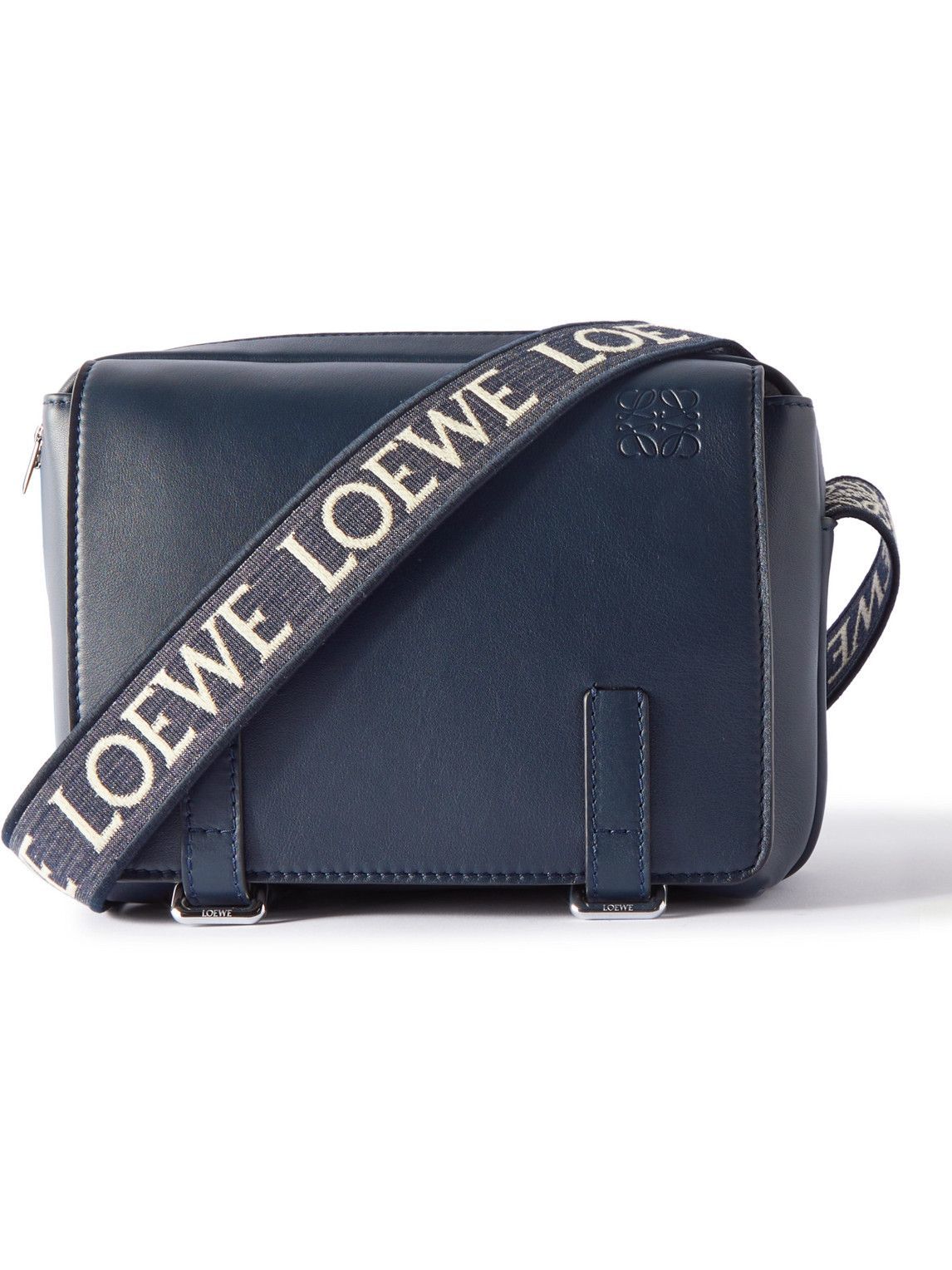 Loewe - Military XS Logo-Detailed Leather Messenger Bag Loewe