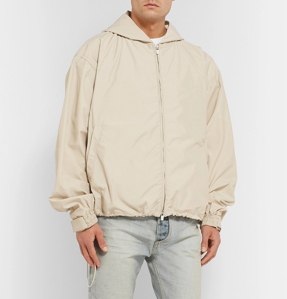 Fear of God - Oversized Nylon Hooded Jacket - Cream Fear Of God