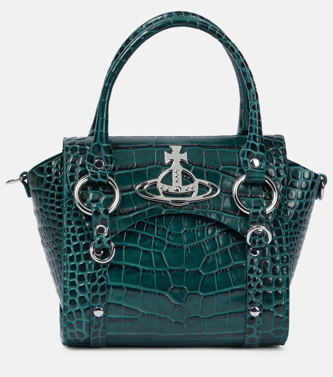 Vivienne Westwood - Betty Small croc-effect leather tote bag Vivienne Westwood