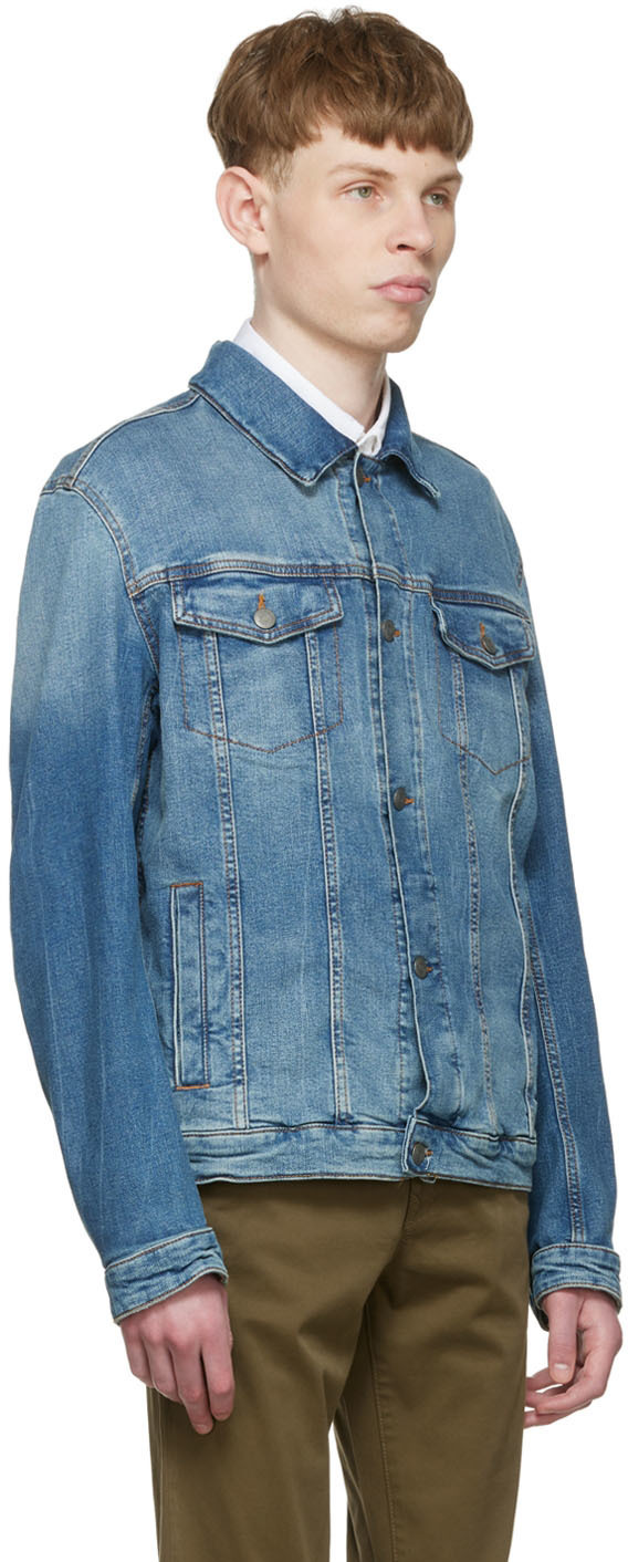 Boss Blue Regular-Fit Denim Jacket BOSS