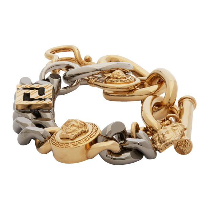 Versace Gold Charm Bracelet Versace