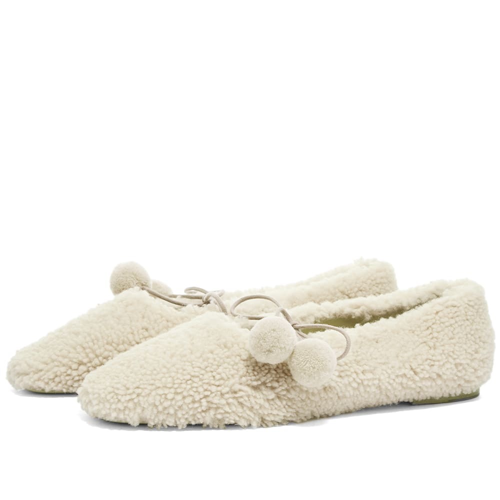 Sleeper Women's Lulu Shearling Slipper in Cream Sleeper