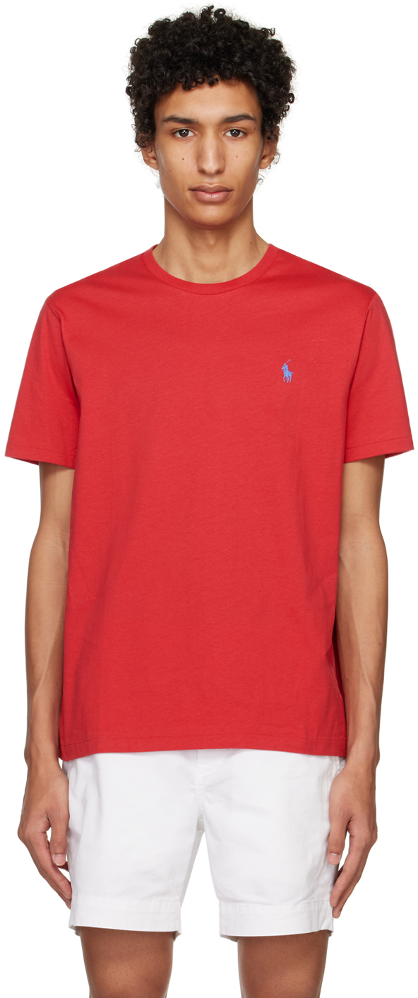 Polo Ralph Lauren Red Crewneck T-Shirt Polo Ralph Lauren