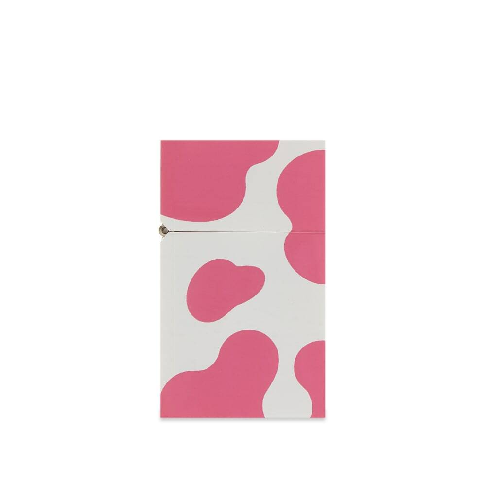 Tsubota Pearl Hard Edge Petrol Lighter in Pink Cow Tsubota Pearl