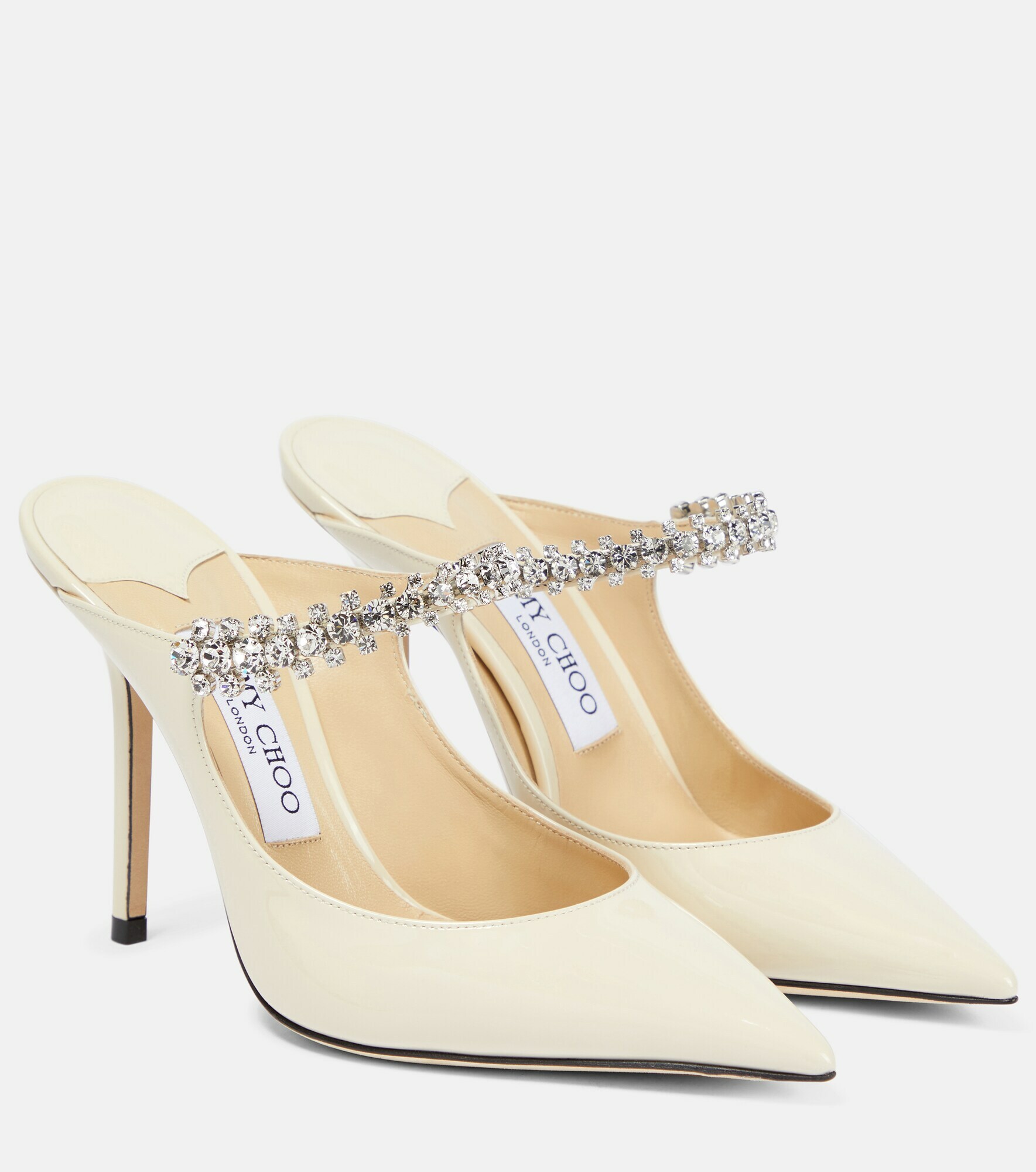 Jimmy Choo - Bing 100 patent leather mules Jimmy Choo