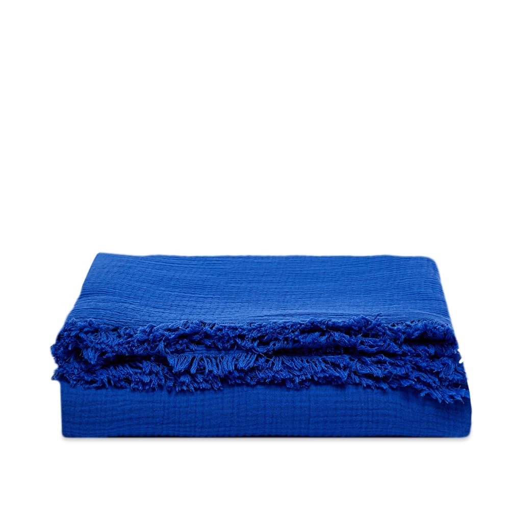 HAY Crinkle Throw in Ultra Marine HAY