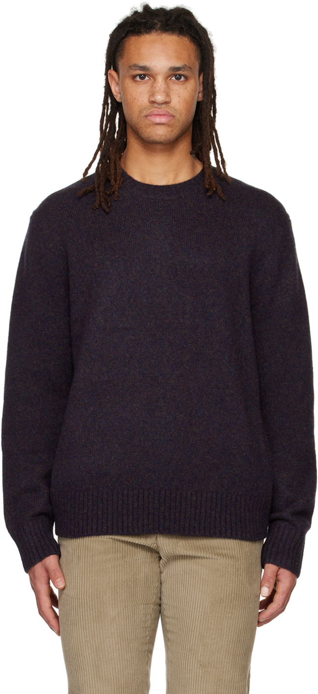 Vince Purple Marled Sweater Vince