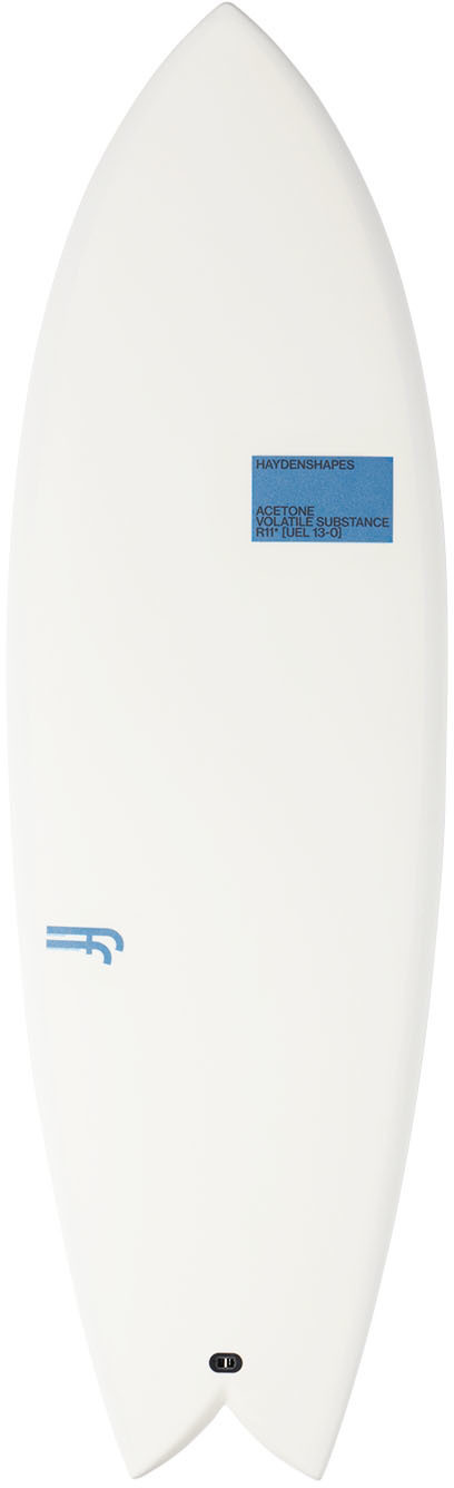 Haydenshapes SSENSE Exclusive White Hypto Krypto FutureFlex Surfboard ...