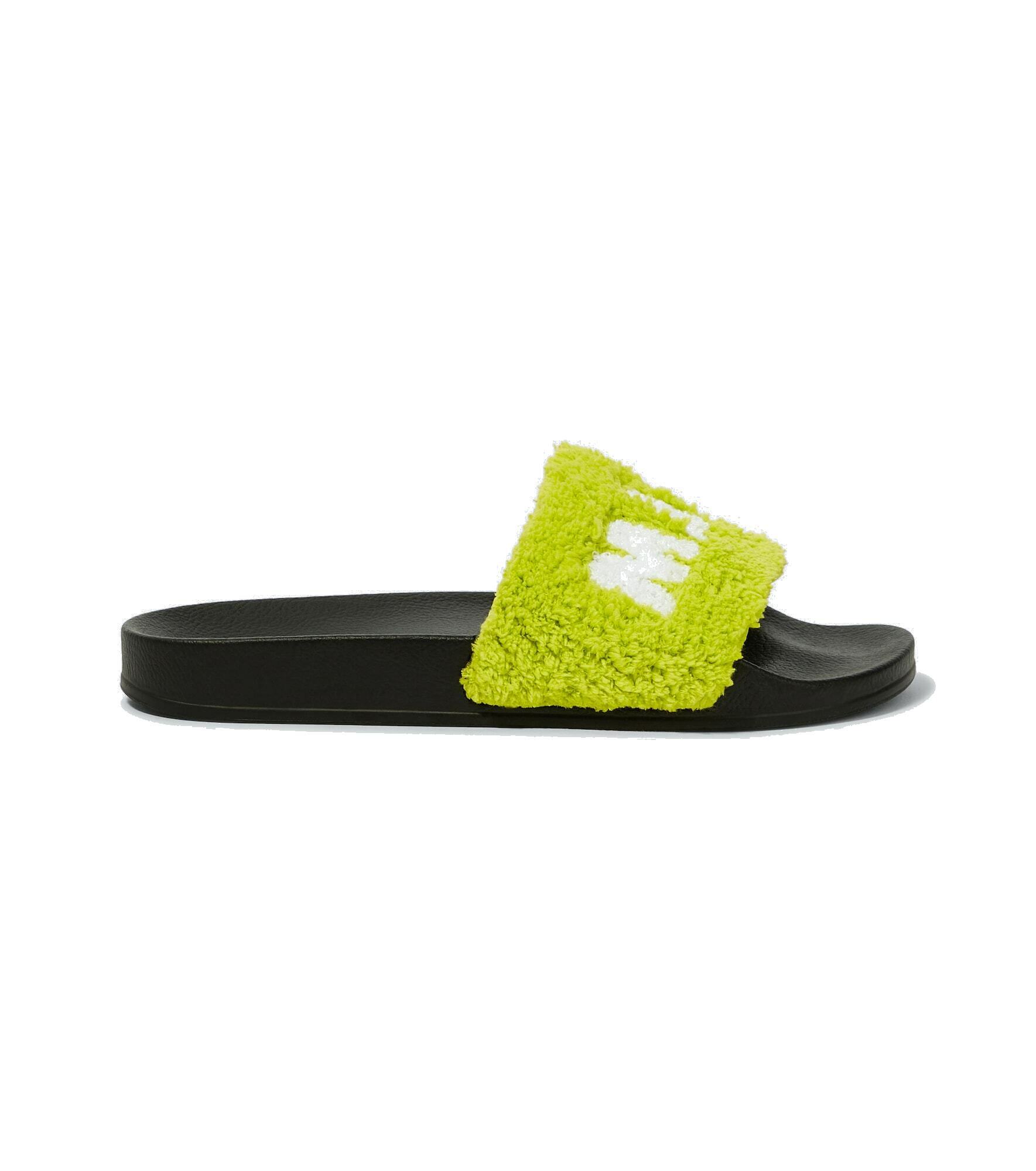 Marni - Logo terry slides Marni