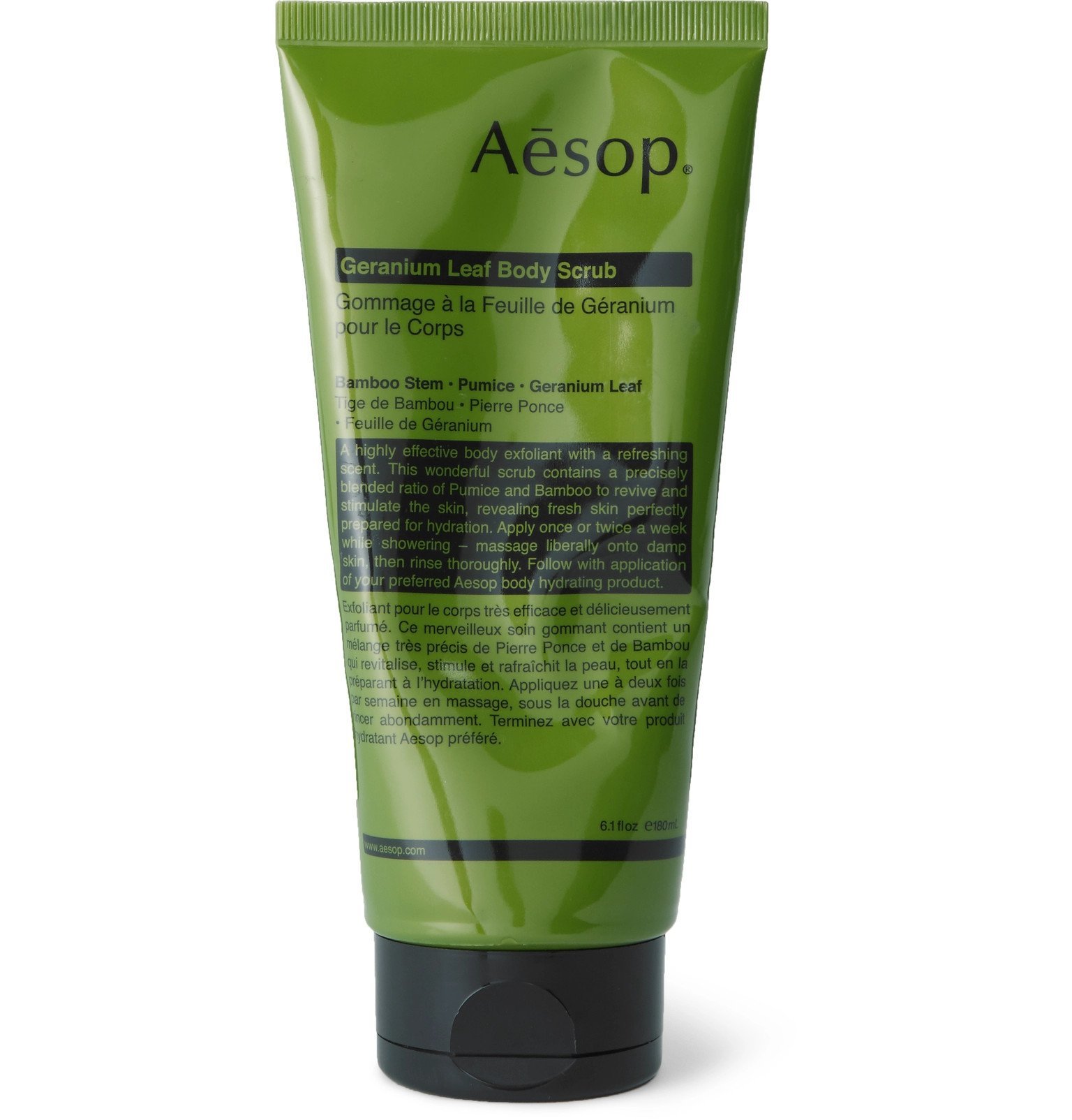 Aesop - Geranium Leaf Body Scrub, 180ml - Green Aesop