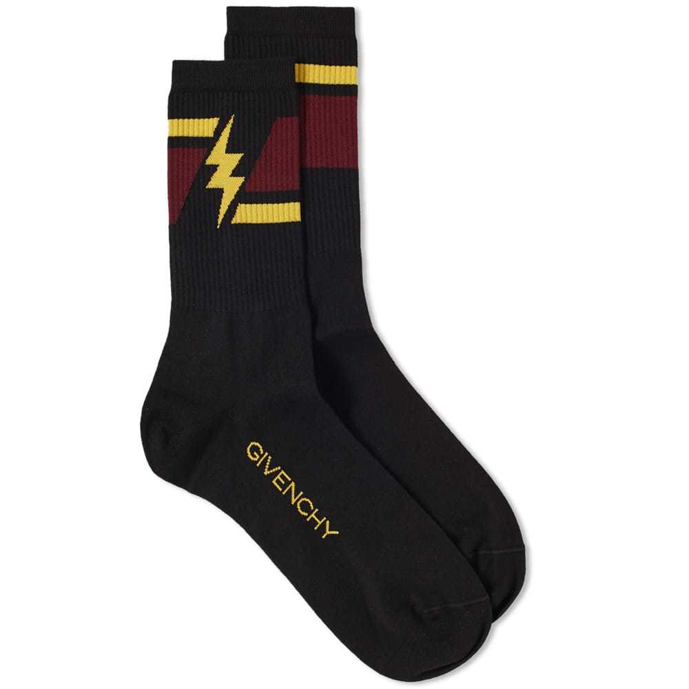 Givenchy Lightning Bolt Sock Black Givenchy