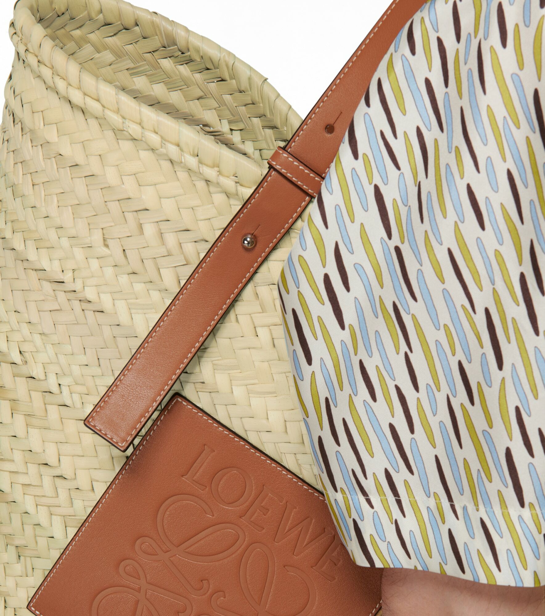 Loewe - Large raffia tote bag Loewe