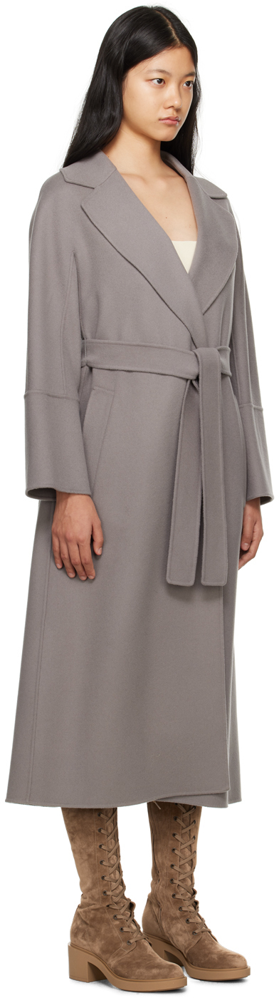 S Max Mara Gray Elisa Coat S Max Mara