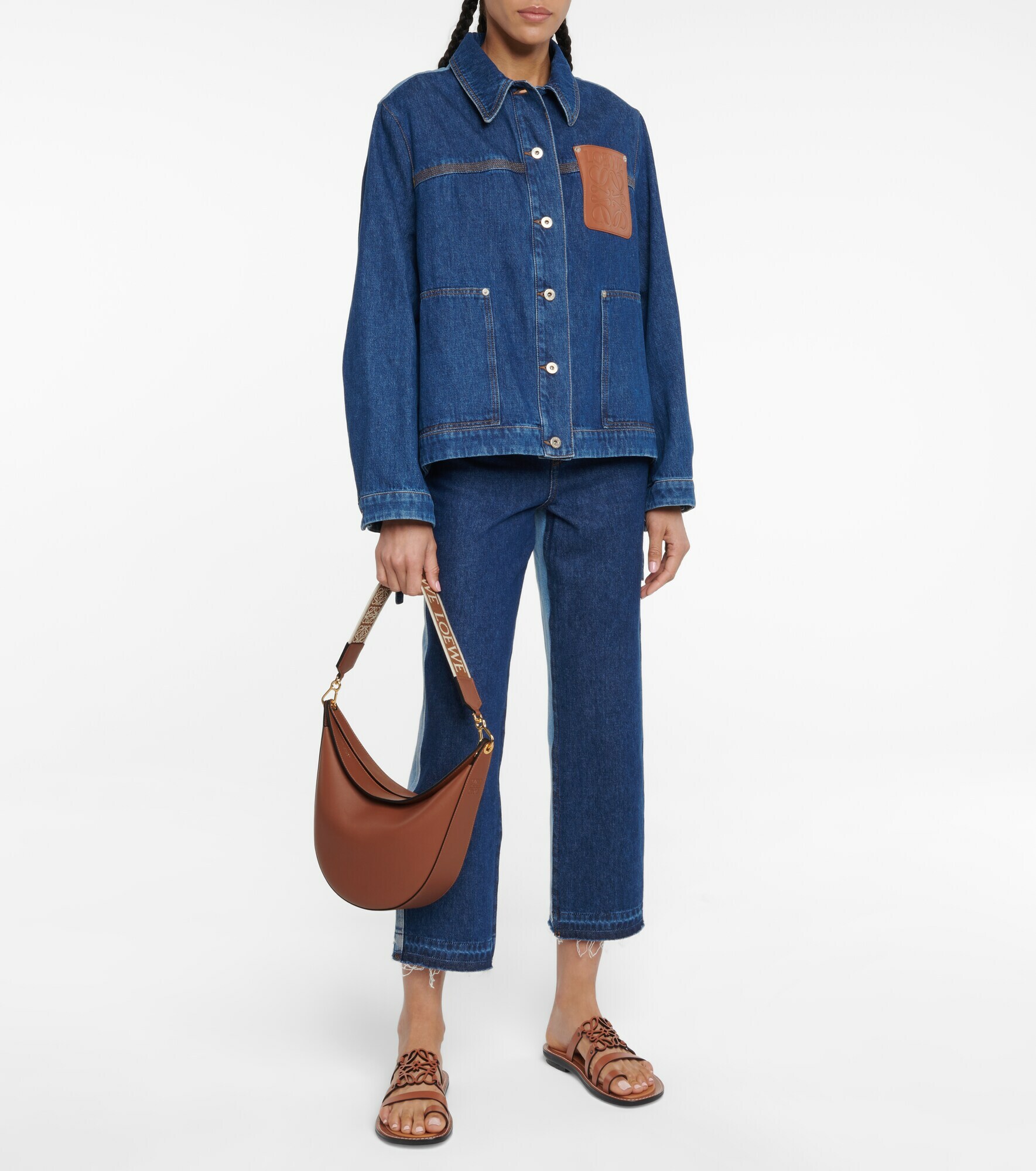 Loewe - Luna leather shoulder bag Loewe