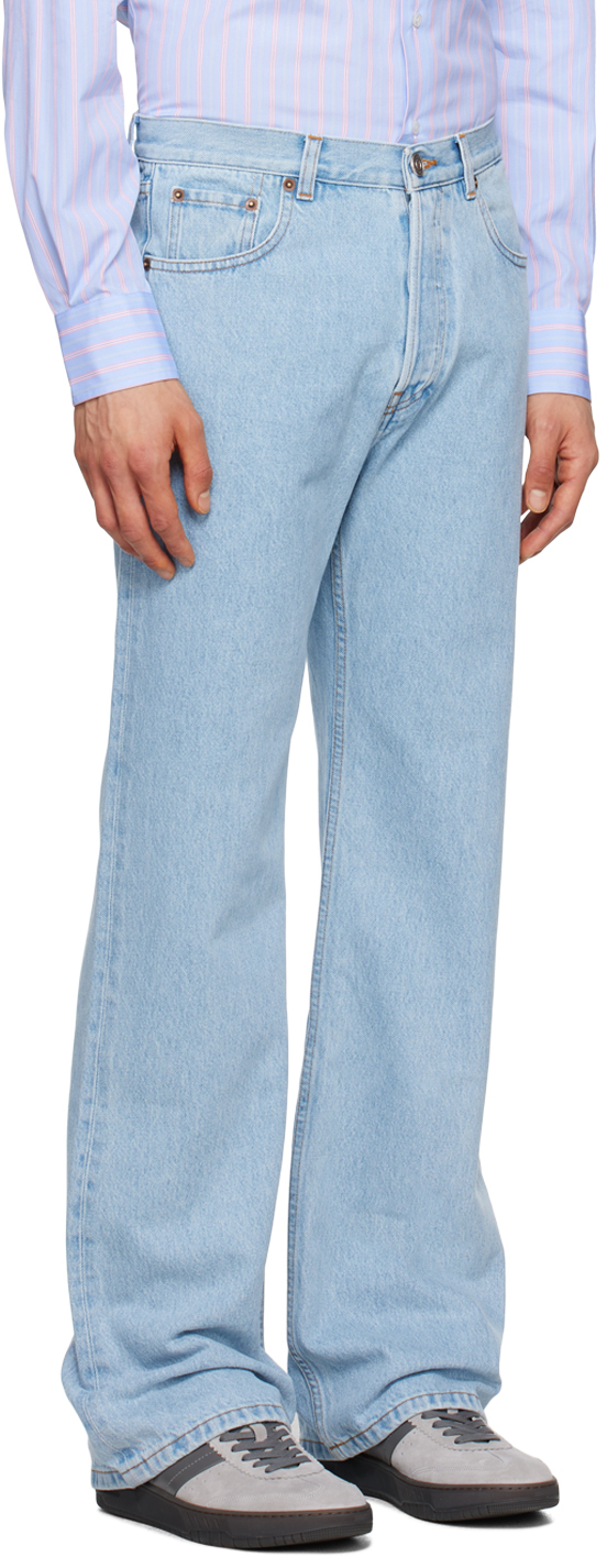 Husbands Blue Button-Fly Jeans Husbands