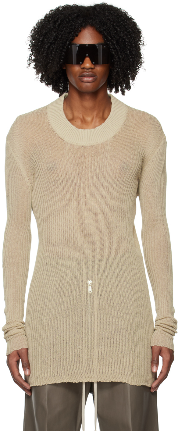 Rick Owens Off-White Raw Sweater Rick Owens