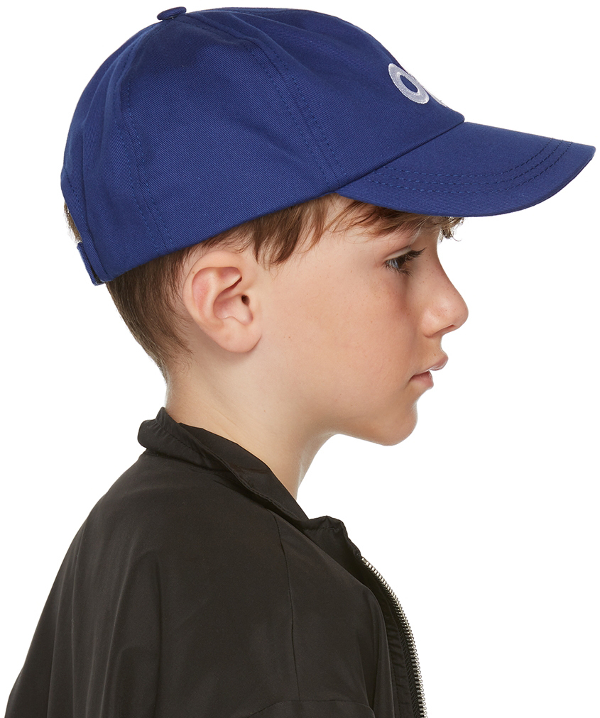 Off-White Kids Blue Stamp Baseball Cap Off-White