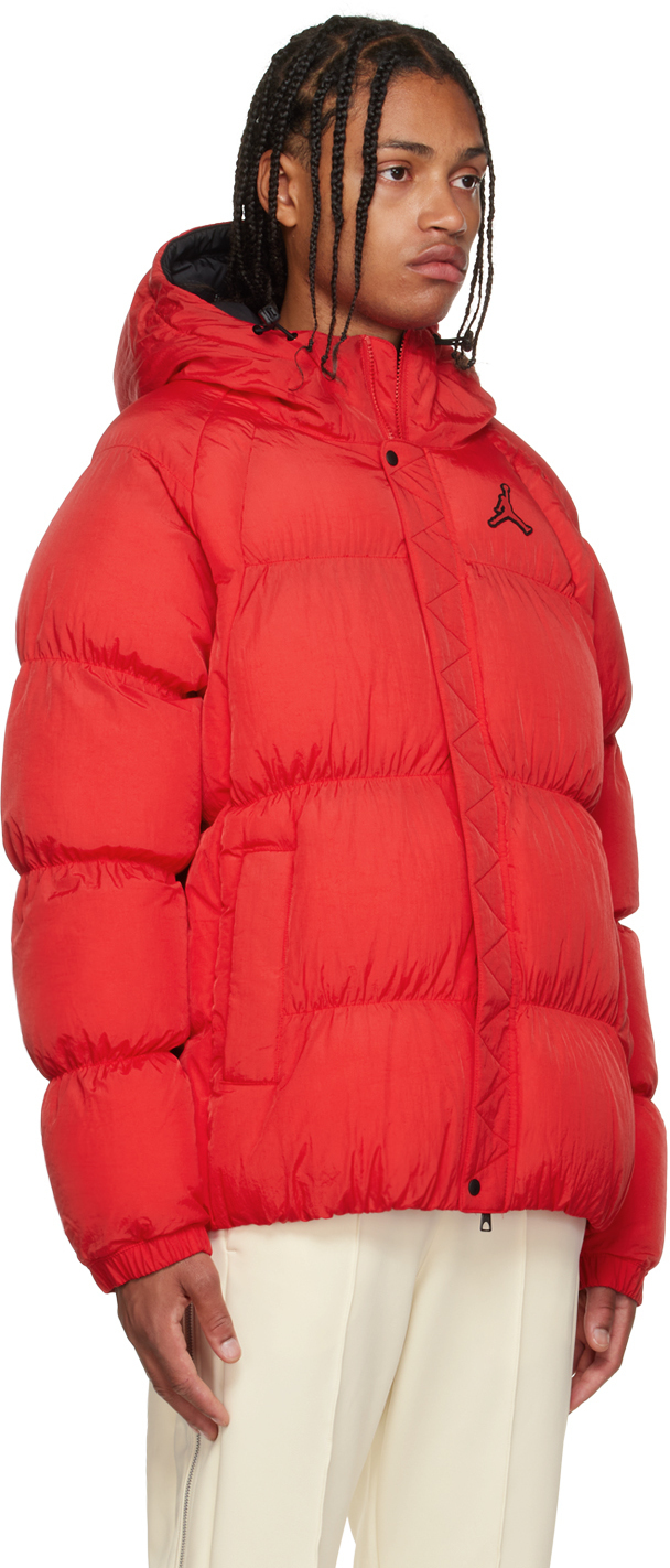 Nike Jordan Red Essential Puffer Jacket Nike Jordan Brand