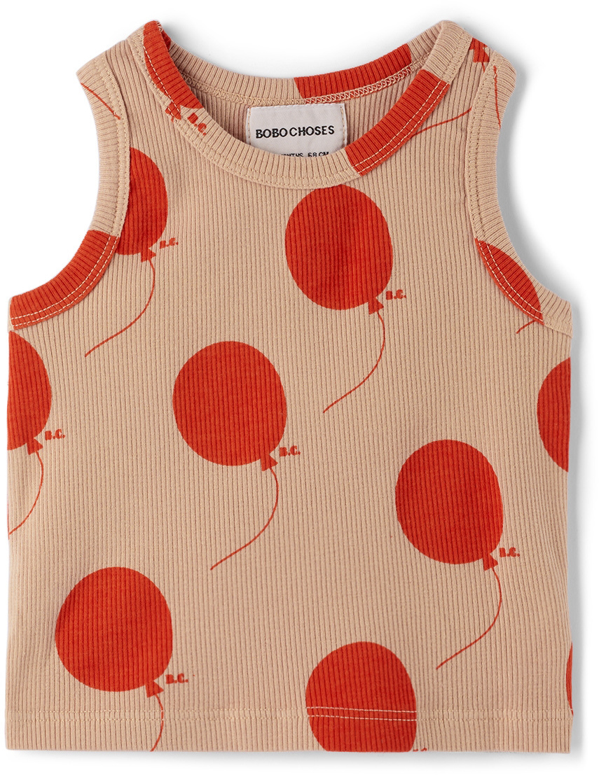 Bobo Choses Baby Pink Balloon All-Over Tank Top Bobo Choses