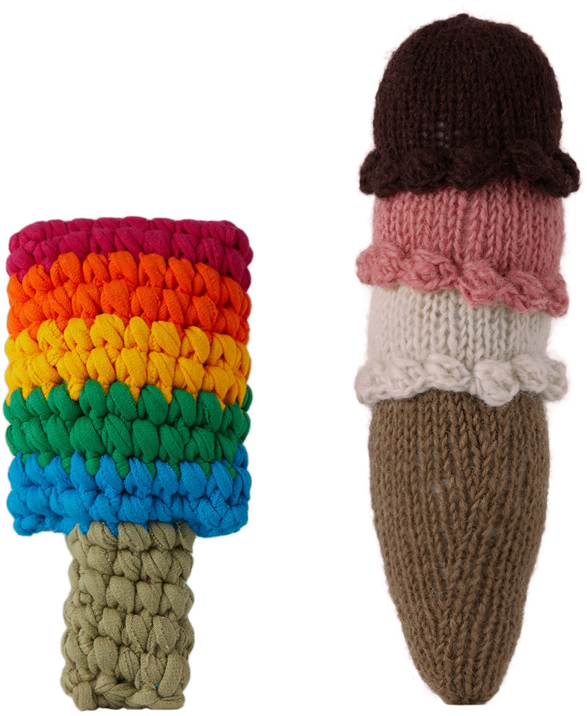 Ware of the Dog Multicolor Ice Cream Cone & Popsicle Toy Set