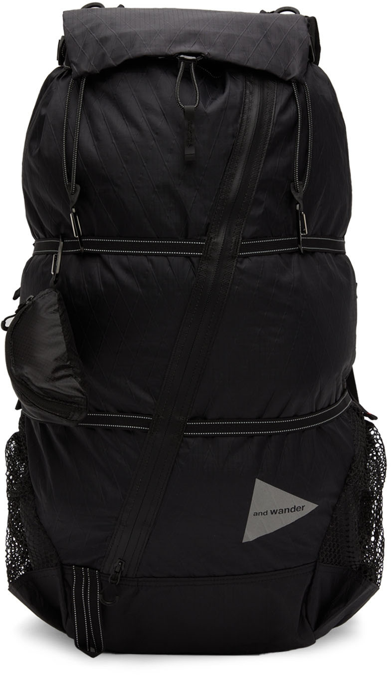 and wander Black X-Pac 45L Backpack and Wander