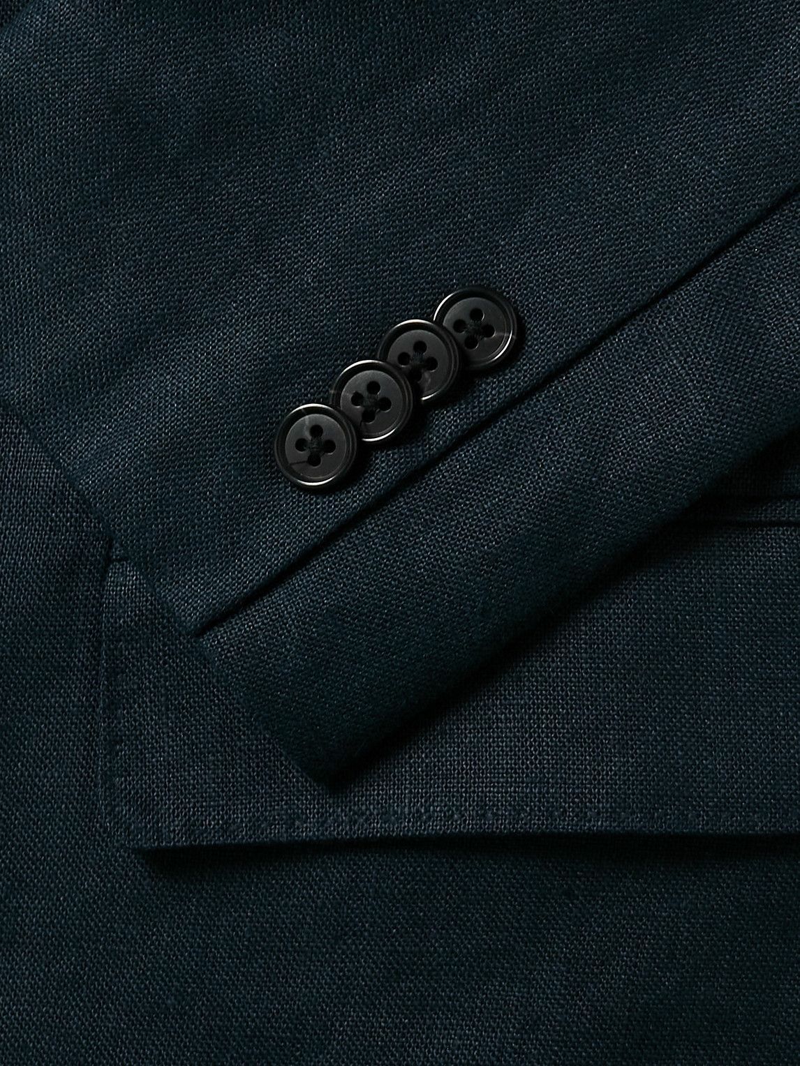 Club Monaco - Slim-Fit Linen Suit Jacket - Blue Club Monaco