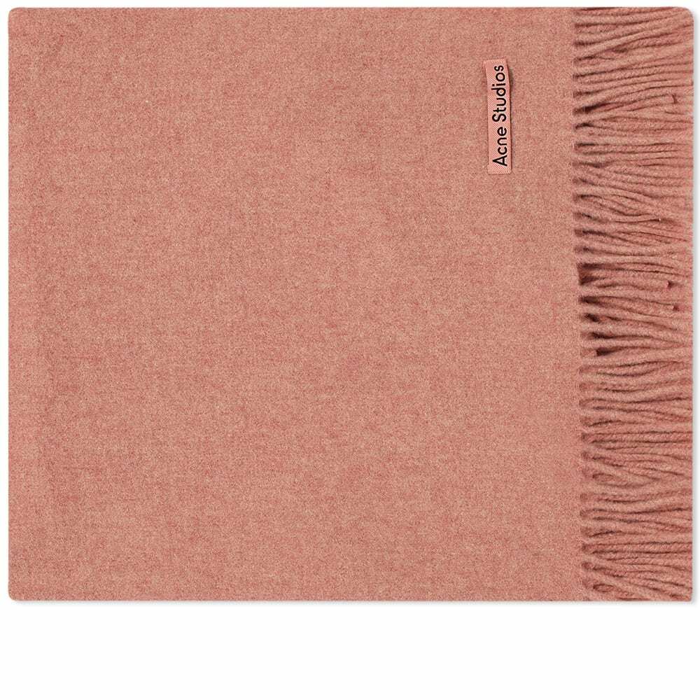 Acne Studios Men's Canada New Scarf in Rose Melange Acne Studios