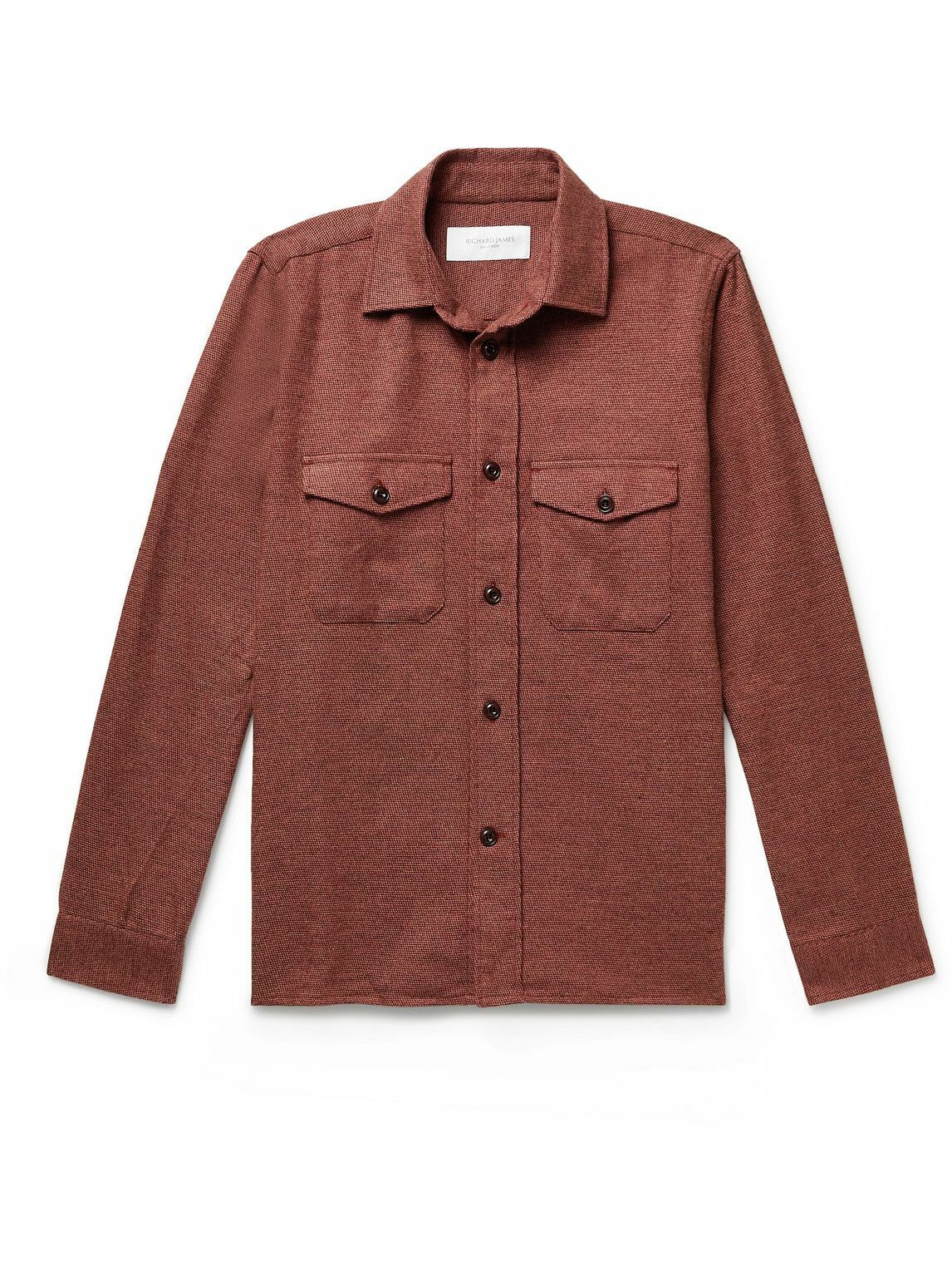 Richard James - Cotton Overshirt - Red Richard James