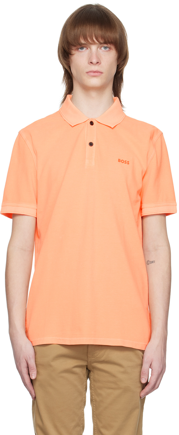 BOSS Orange Bonded Polo BOSS