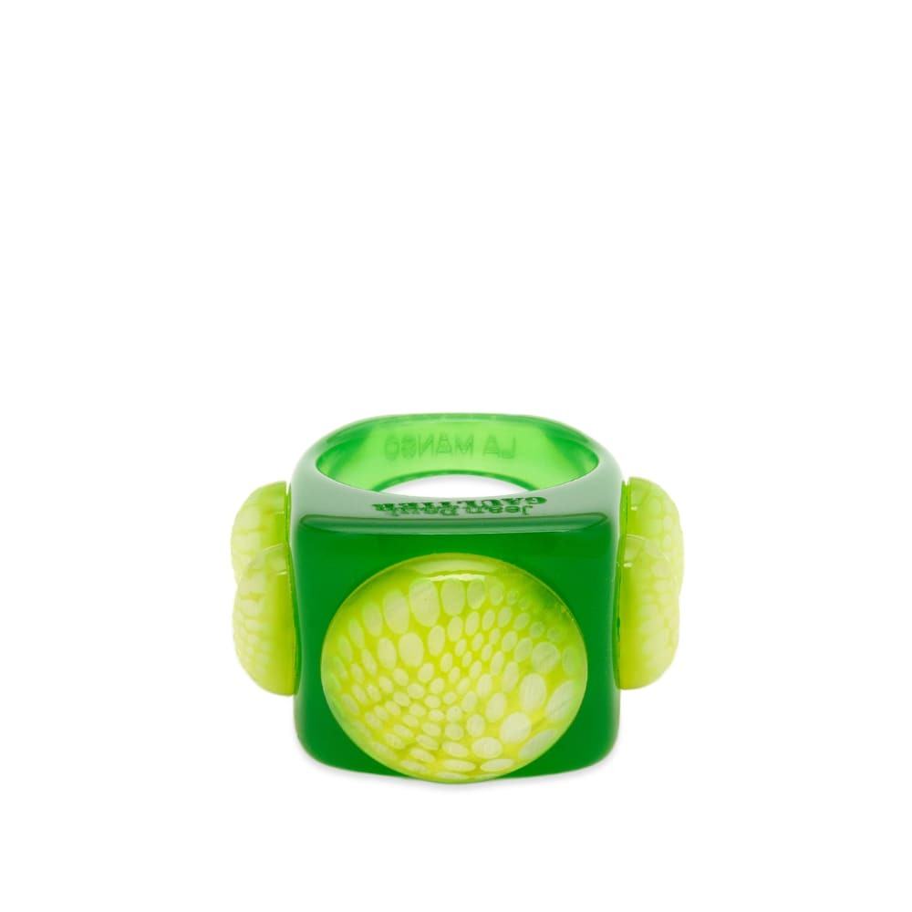 Jean Paul Gaultier Women's La Manso Verde Botella Ring in Green/Perseo ...