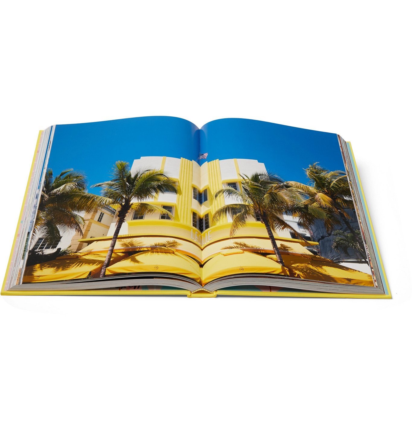 Assouline - Miami Beach Hardcover Book - Yellow Assouline