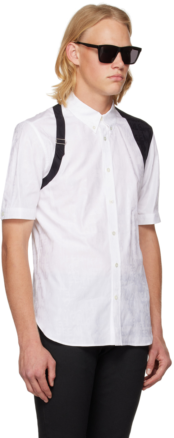 Alexander McQueen White Harness Shirt Alexander McQueen