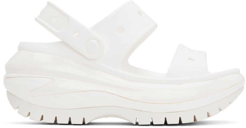 Crocs White Mega Crush Sandals Crocs